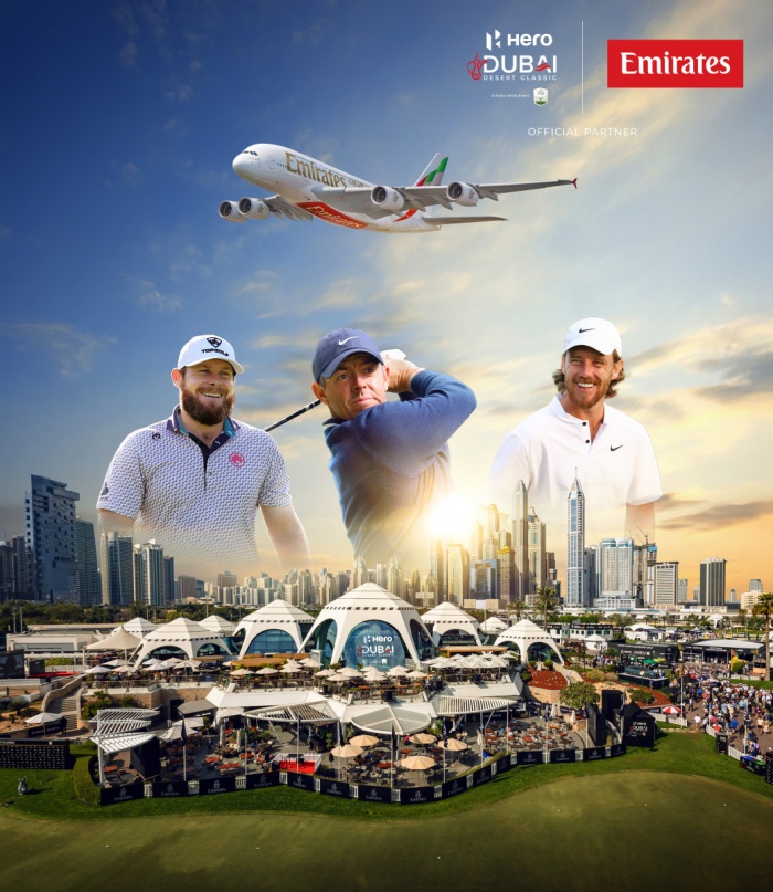 Emirates returns to the Hero Dubai Desert Classic as Official Partner ...