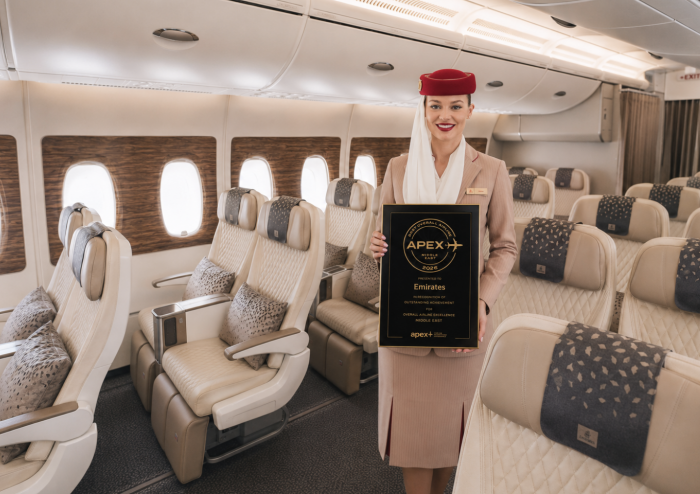 Emirates crowned ‘Best Overall Airline in the Middle East’ at 2026 APEX ...