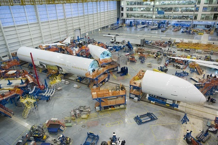 Final construction begins on first Boeing Dreamliner 787-10 | News ...