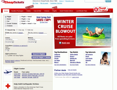 CheapTickets Events website goes live | News | Breaking Travel News
