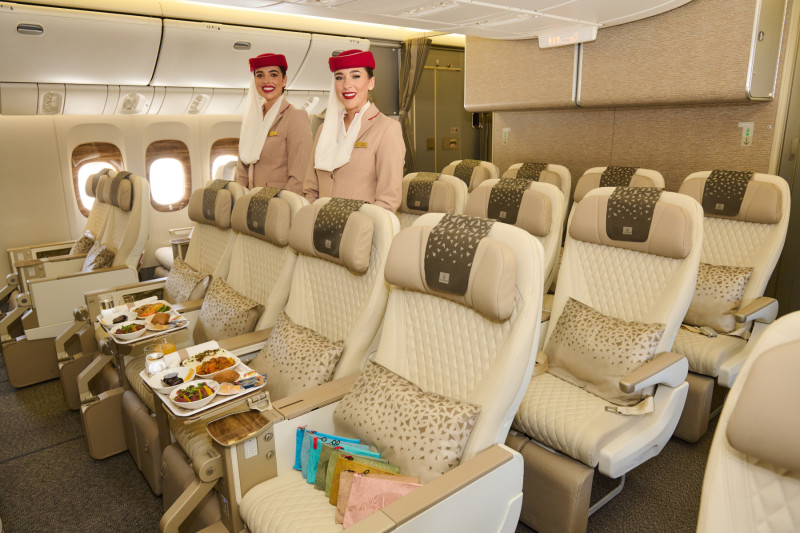Emirates welcomes its first retrofitted Boeing 777 in Africa | News ...