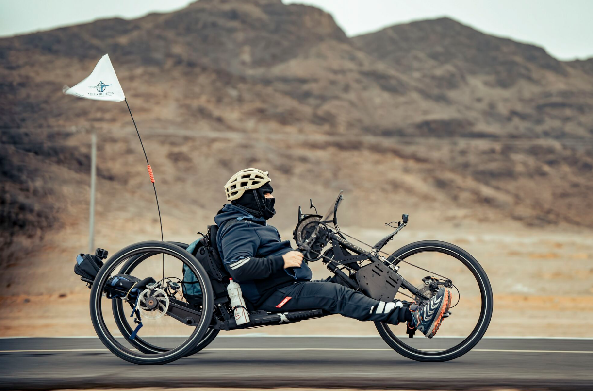 KAUST professor with disability concludes 30-day hand cycling journey ...